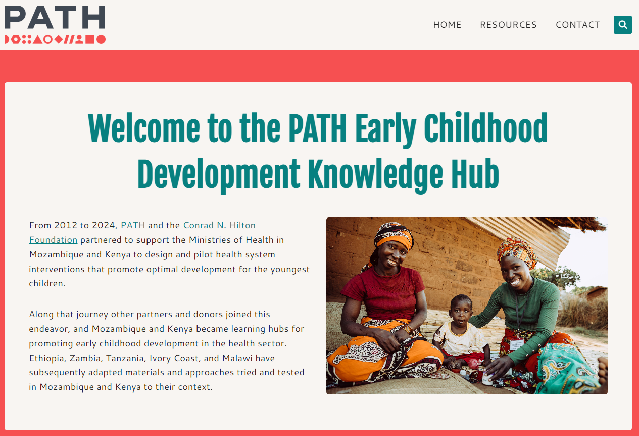 PATH Launches ECD Knowledge Hub - ECDAN